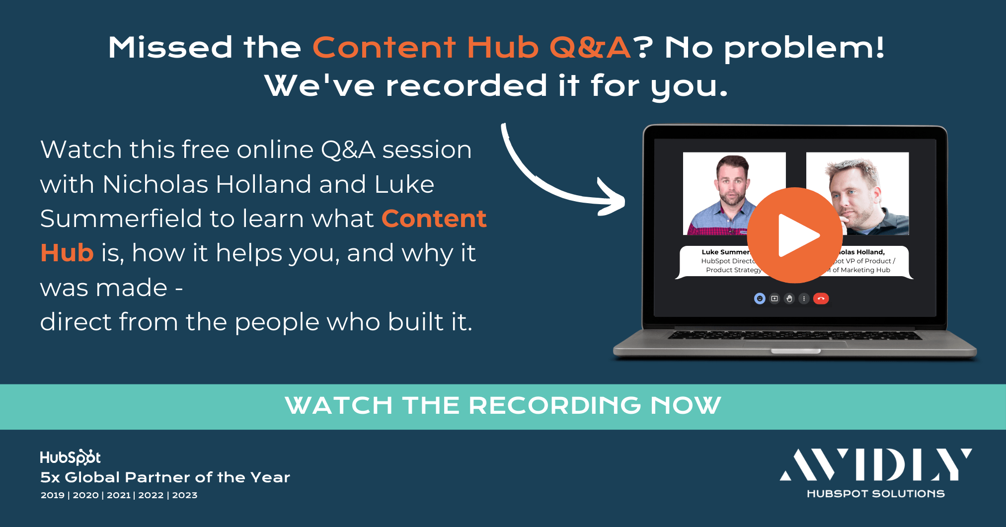 Avidly & HubSpot explore the new Content HUB